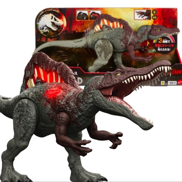 Mattel | Toys | Jurassic World Epic Attack Hxf62 Damage Spinosaurus ...